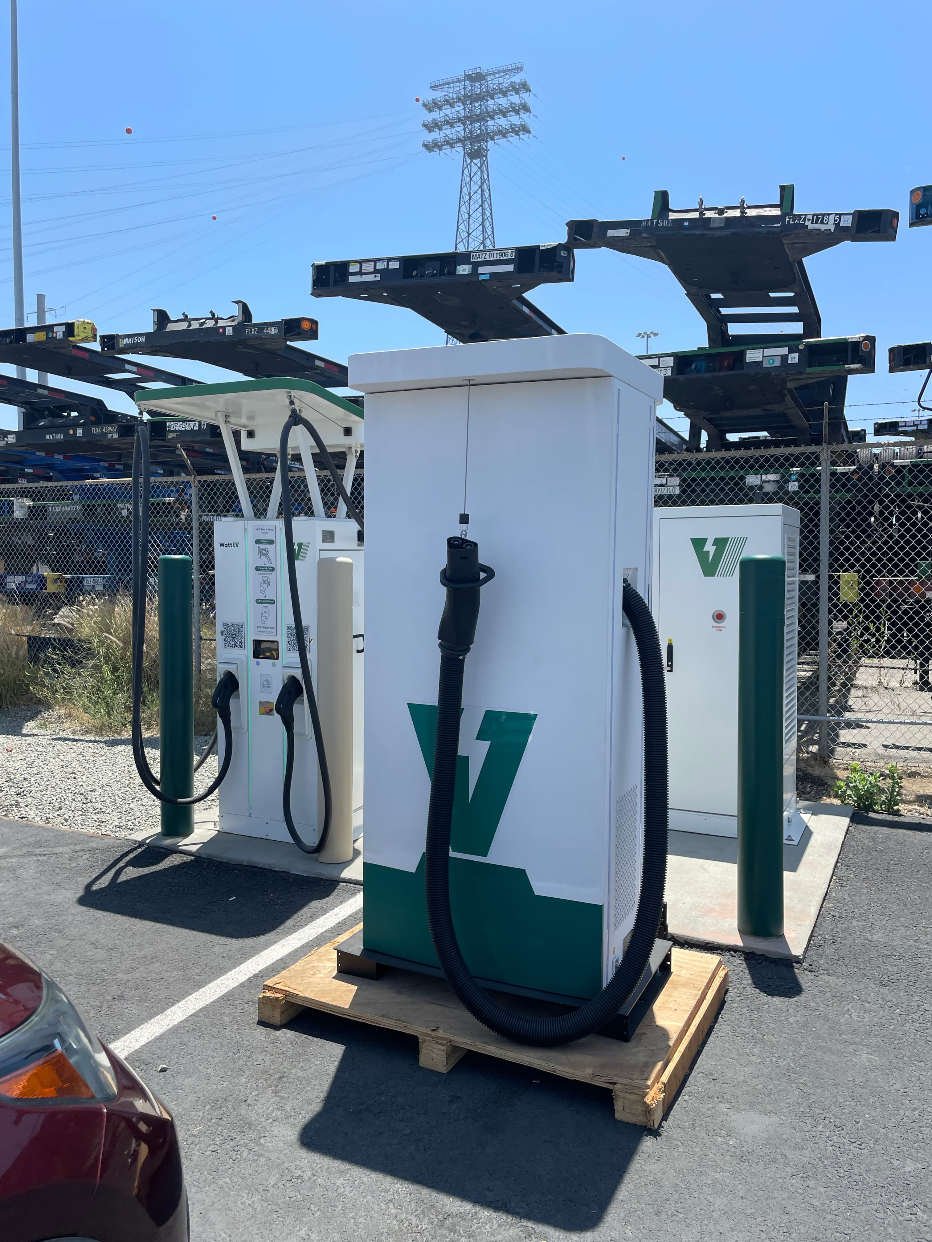 WattEV opens US's largest electric truck charge depot at nation's ...