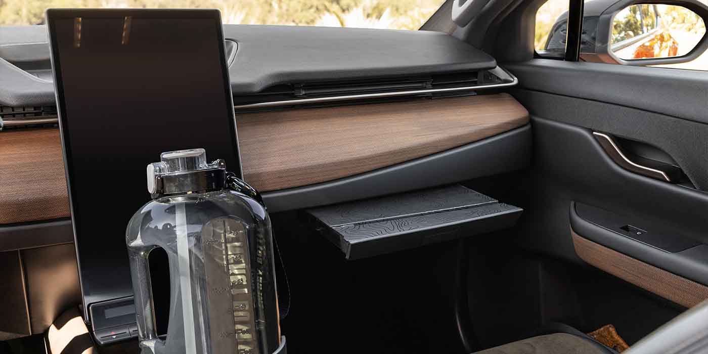 Fisker shares Alaska pickup details, like 'world's largest cupholder'