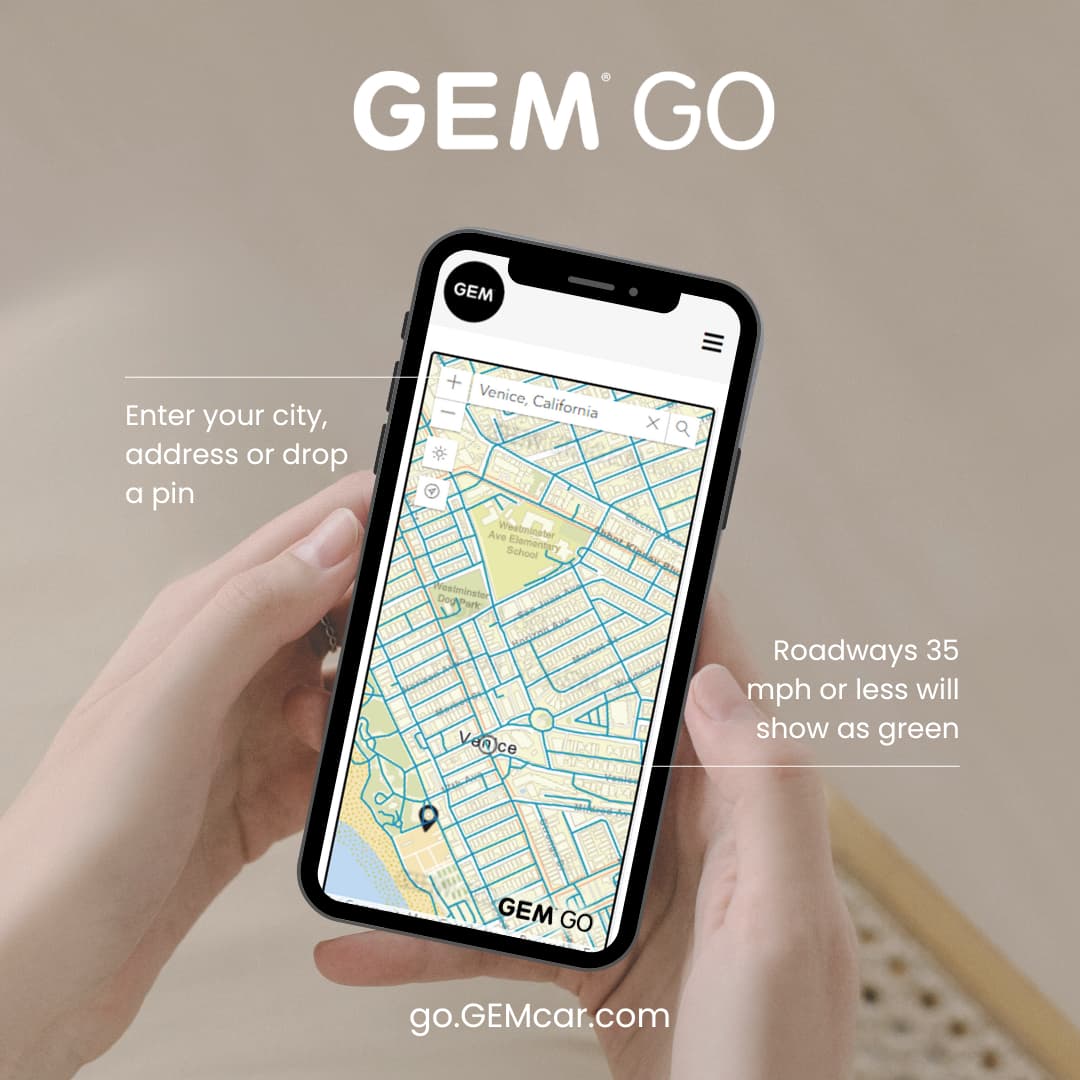 GEM's new online tool shows you every 35 mph or lower street