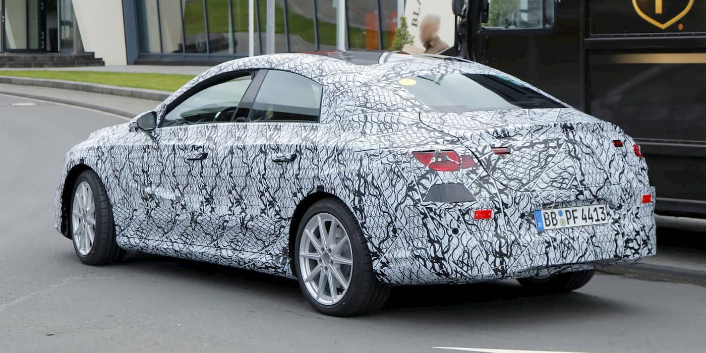 Mercedes-Benz CLA spotted as entry-level EV with familiar look