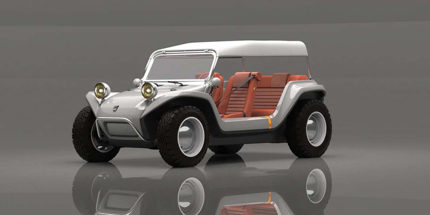 Meyers Manx reimagines dune buggy as electric all-terrain NEV