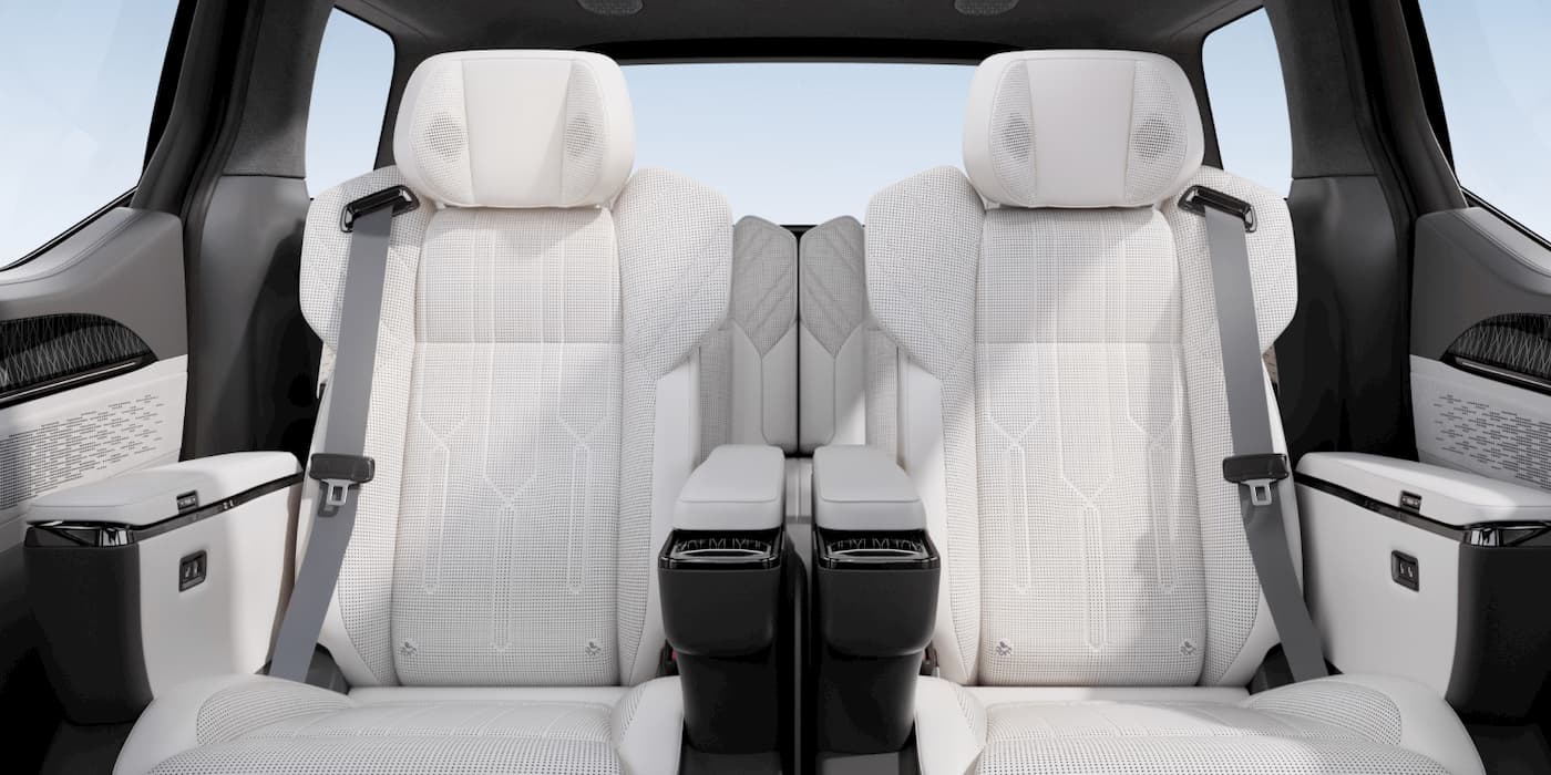 Volvo teases first 100% electric minivan with a Scandi living room