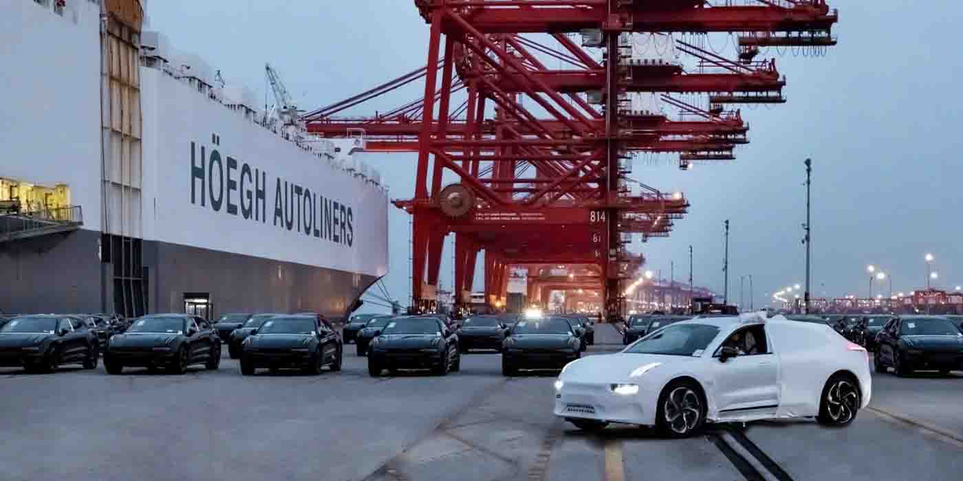 ZEEKR’s first shipment of 001 EV exports sets sail for Europe