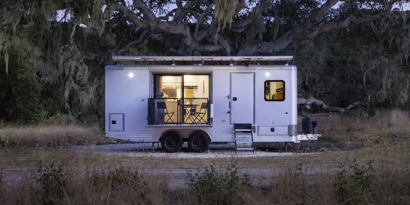 This new all-electric luxury trailer is a 24-foot off-grid sanctuary