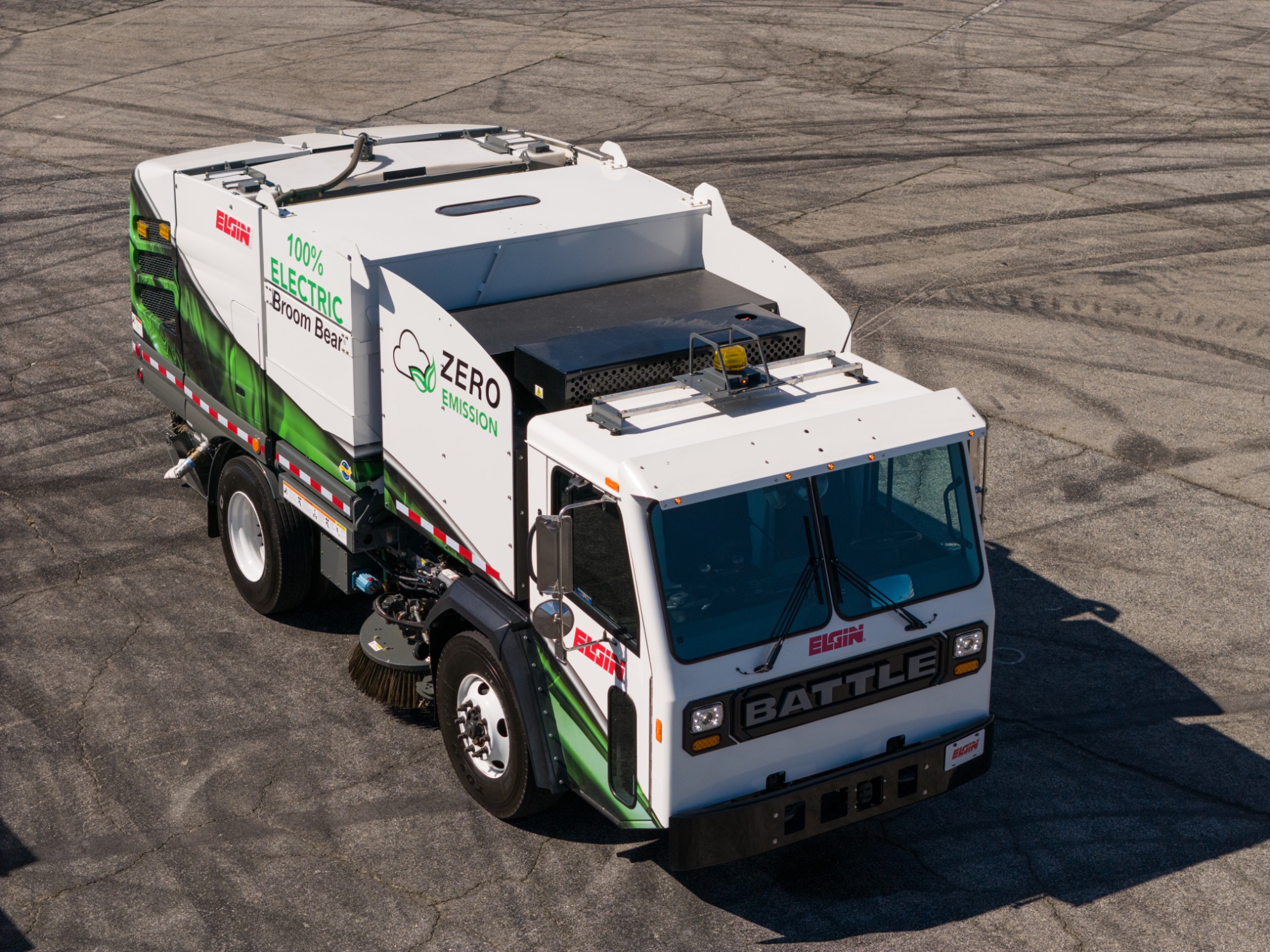 We drove the first all-electric street sweeper in the US, coming to LA soon