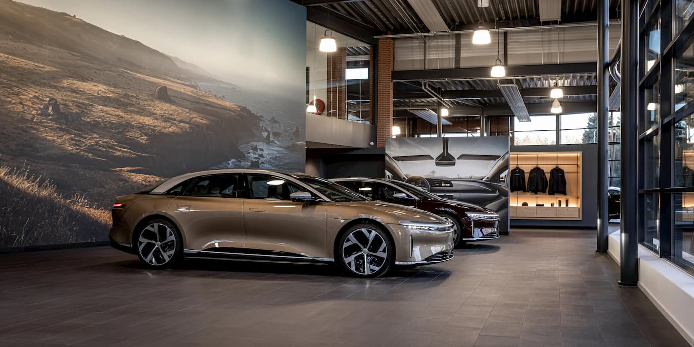 Lucid expands in Porsche, Mercedes' territory with new EV studio