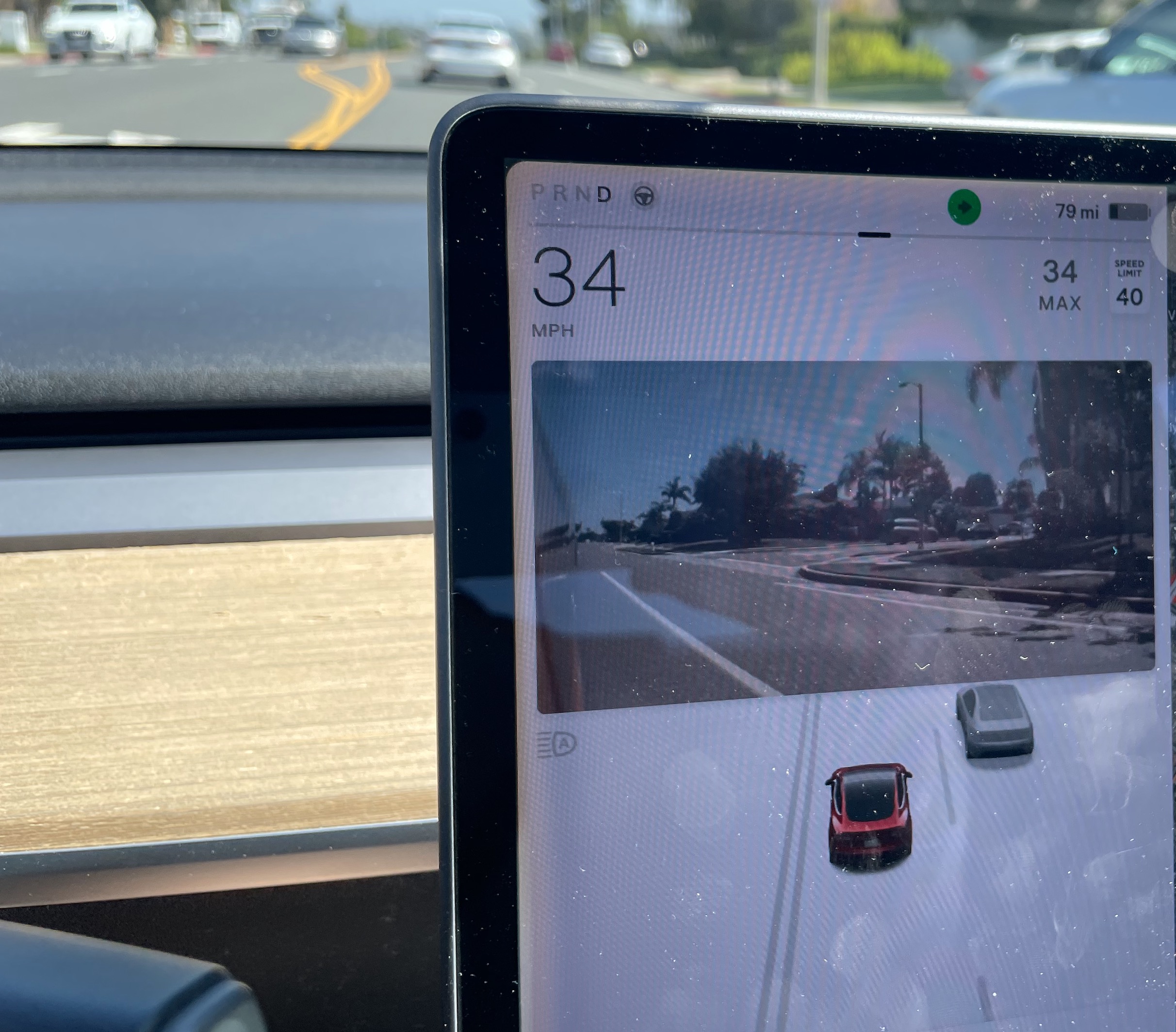 Tesla finally adds a blind spot indicator to the Model 3 Highland ...