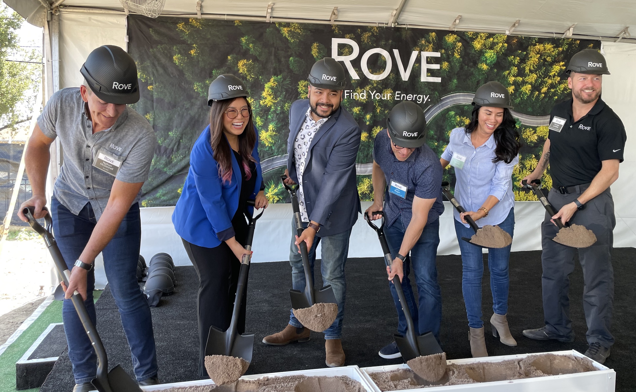 Rove's 40-spot full-service EV charger concept breaks ground in Santa Ana