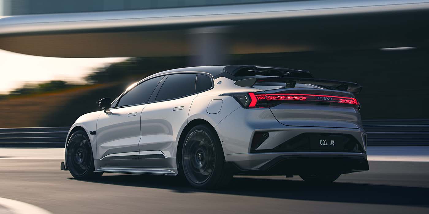 ZEEKR's 001 FR has quad-motors, 1,265 bhp... oh, and tank turns