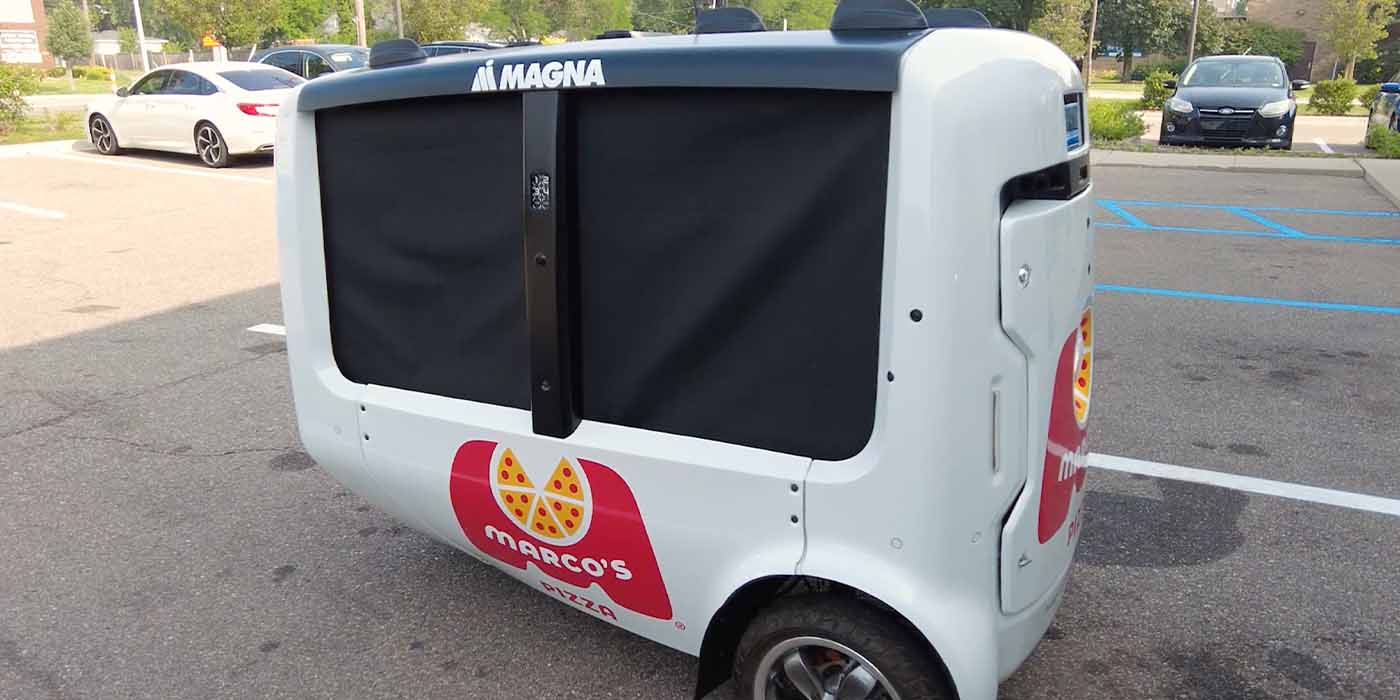 Marco's Pizza to test autonomous delivery EVs with Magna [Video]