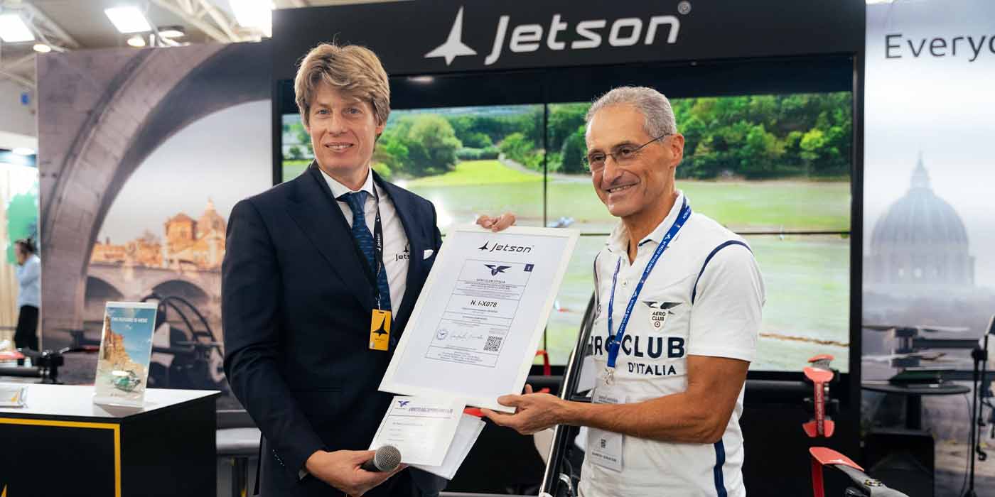 Jetson ONE 'flying car' becomes first eVTOL certified in Italy