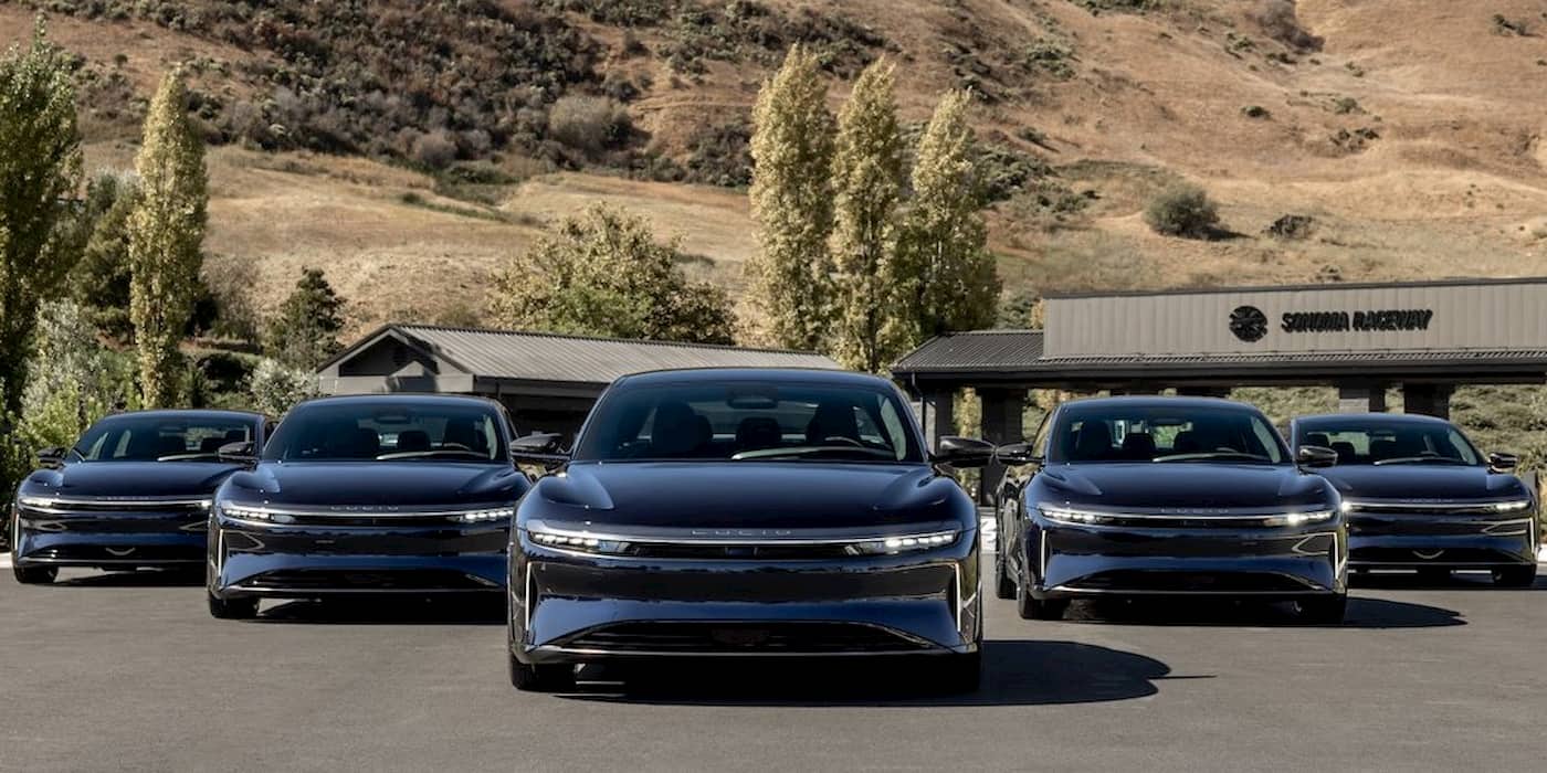 Lucid's modified Air Pursuit EV cruiser will catch you if you run