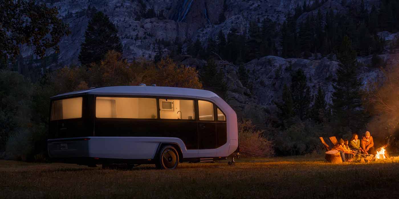 Pebble Flow: An electric travel trailer RV with propulsion assist
