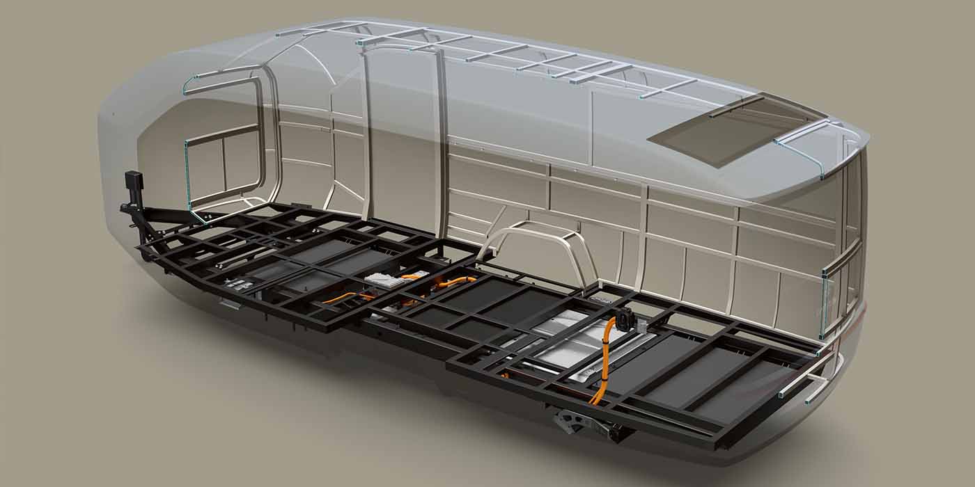 Pebble Flow: An electric travel trailer RV with propulsion assist