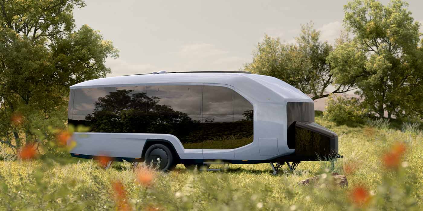 Pebble Flow: An electric travel trailer RV with propulsion assist