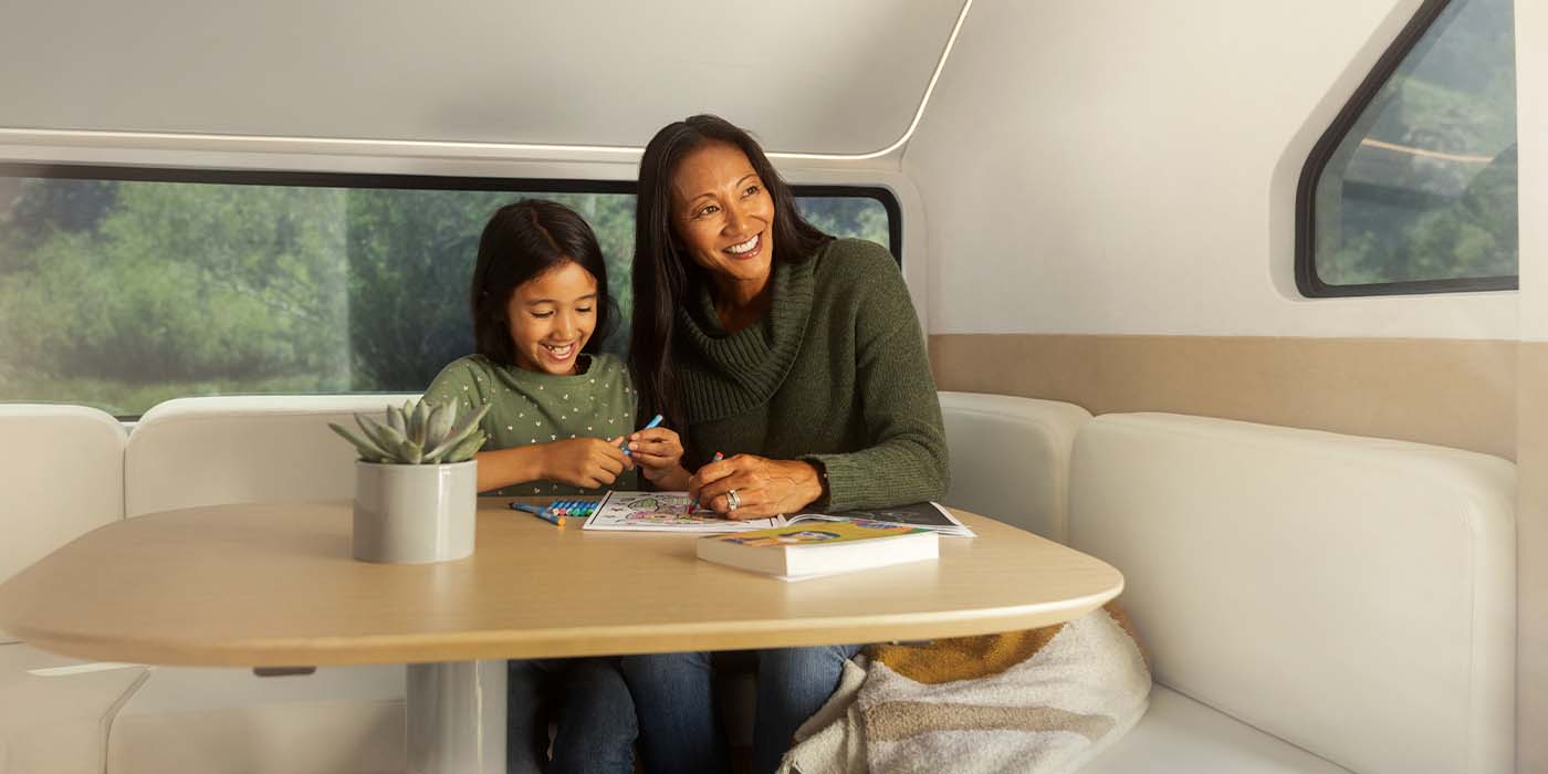Pebble Flow: An electric travel trailer RV with propulsion assist