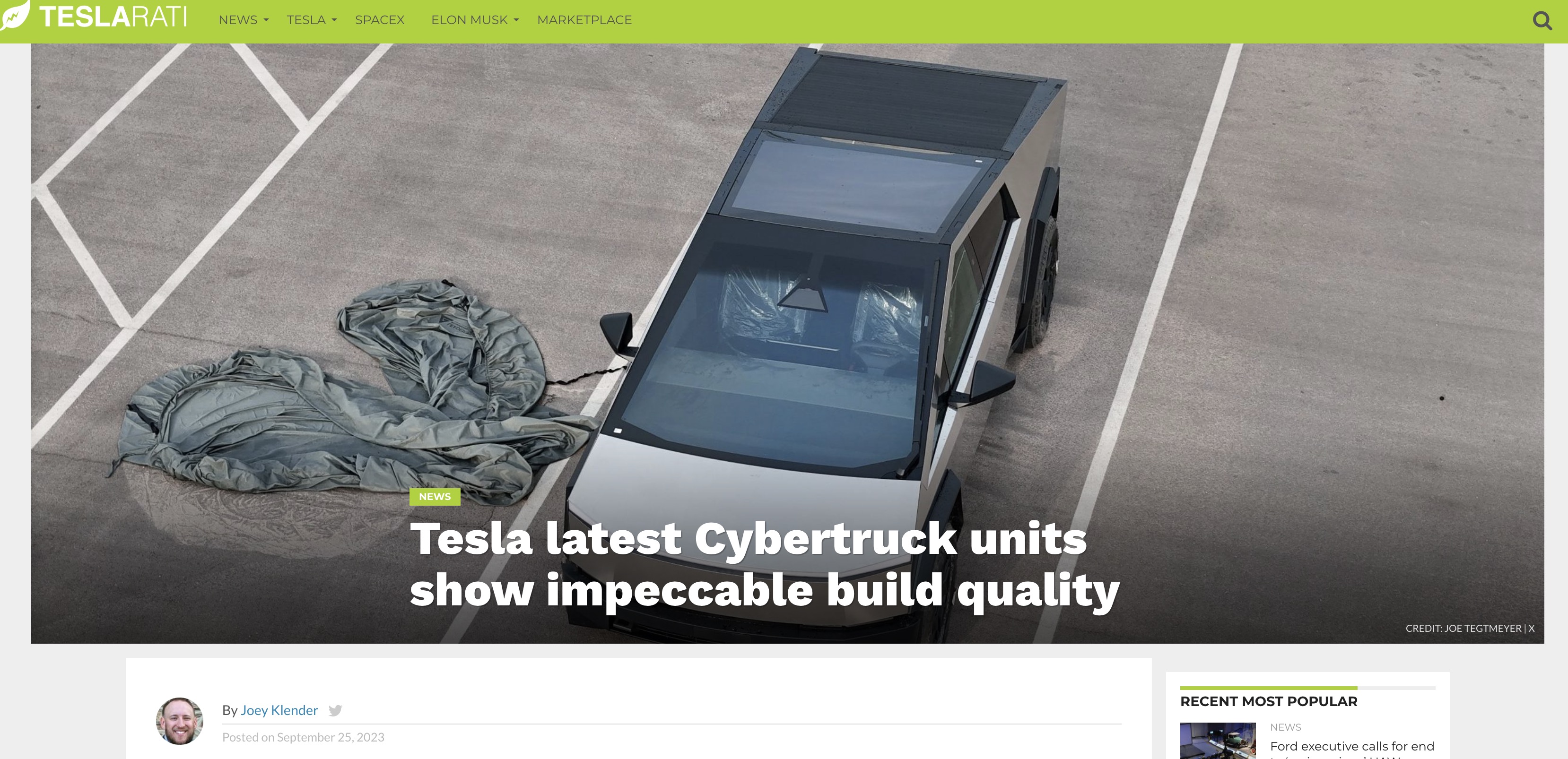 Internet is arguing about Tesla Cybertruck's build quality, and it ...
