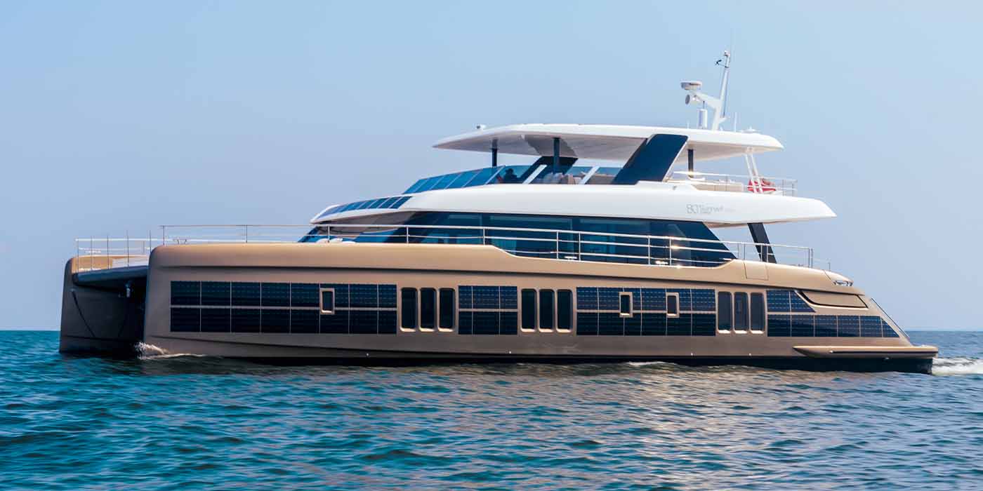 Sunreef shows off 80-foot solar electric yacht ahead of US debut