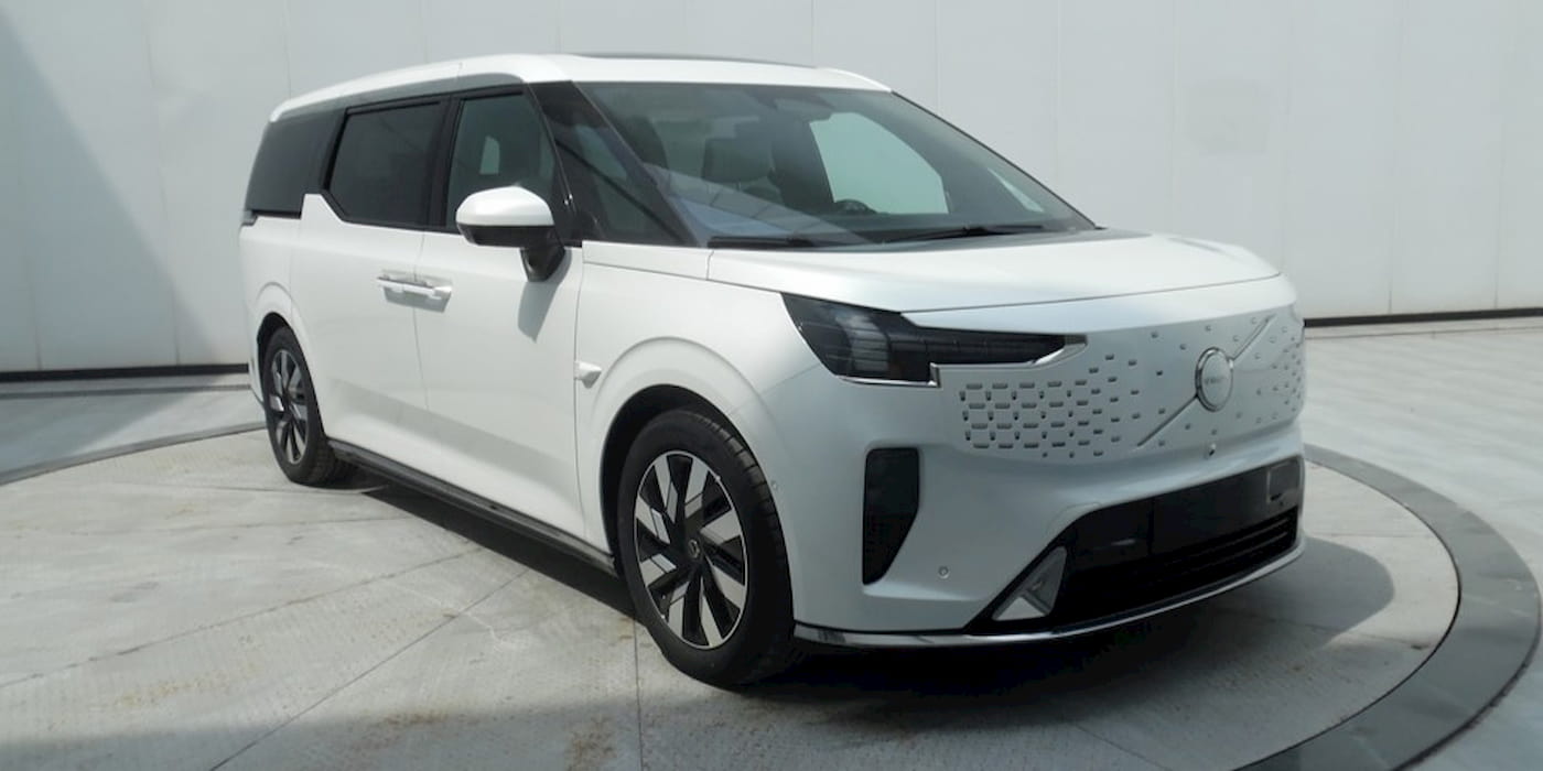 Volvo EM90 images leaked, revealing brand's first electric minivan