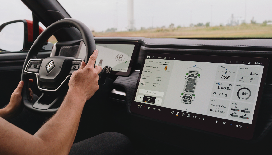 Rivian software update 2023.38.0 reimagines drive modes, gauges and ...