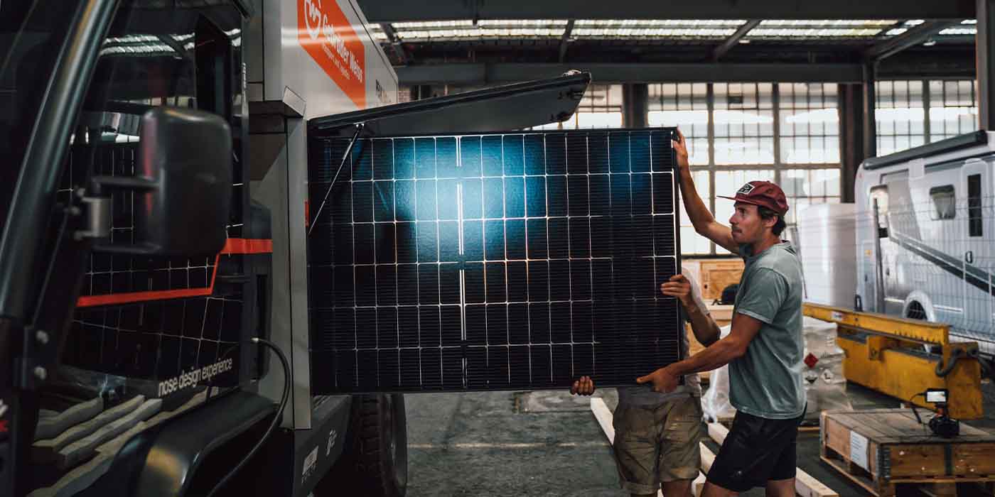 This solar electric truck is climbing atop Earth's highest volcano