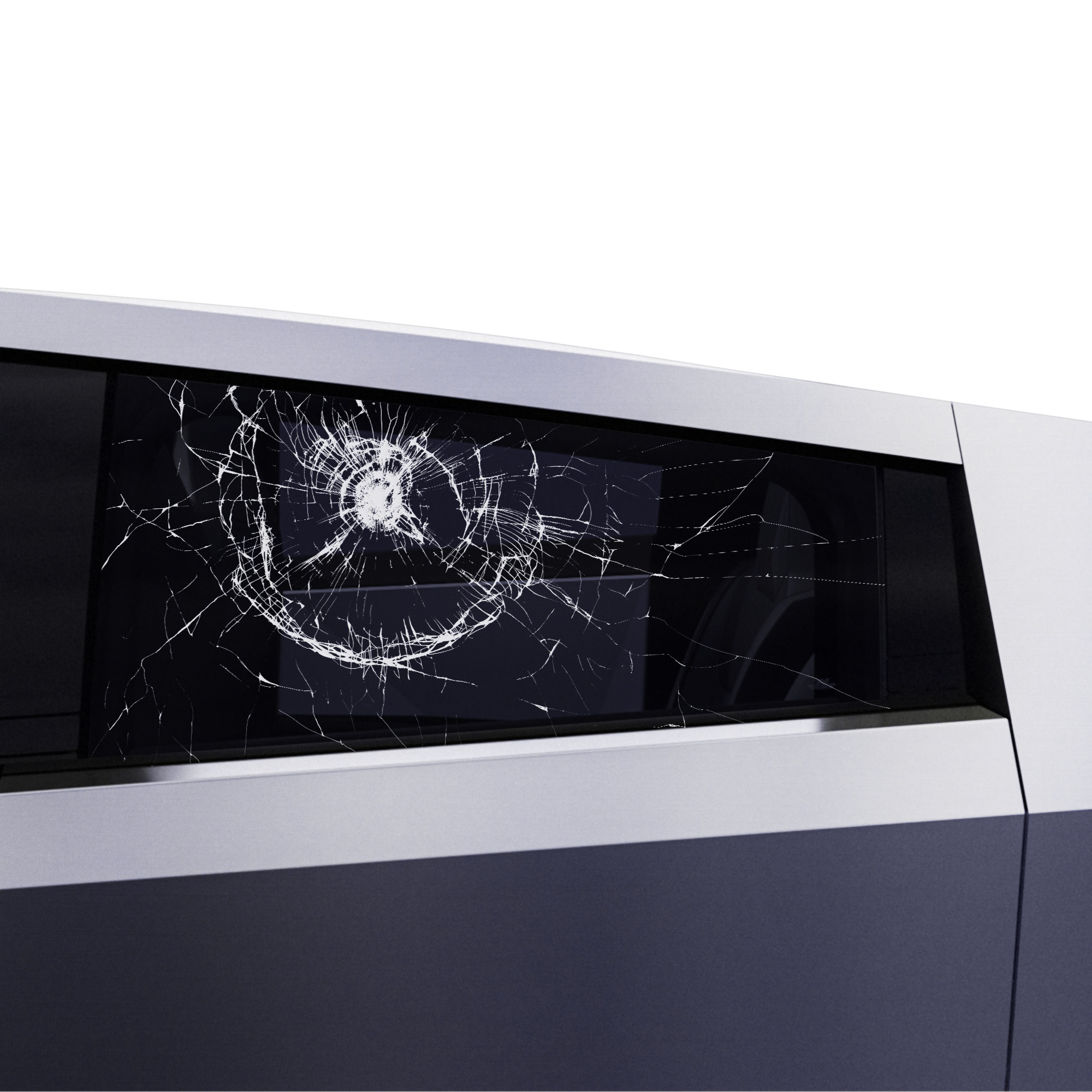 Tesla is selling broken-glass decals, after using a baseball for ...