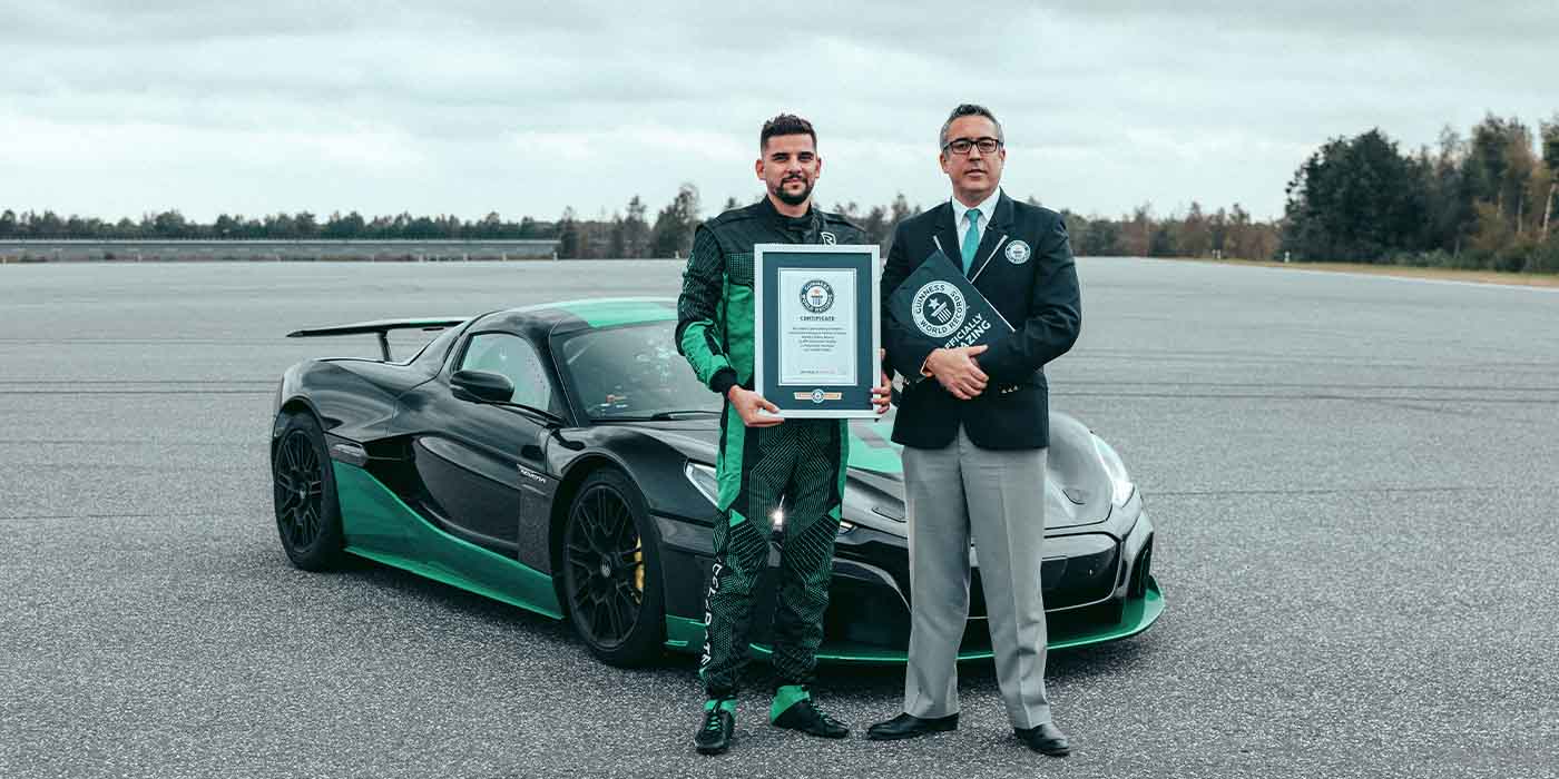 Rimac Nevera snags another Guinness World Record... in reverse