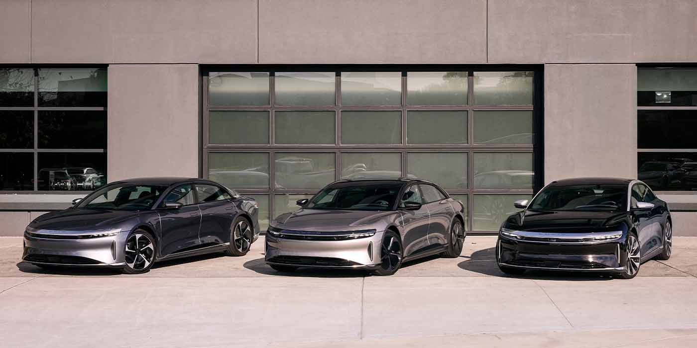 Lucid Air Grand Touring gets 516-mi range, upgrades, and price cut