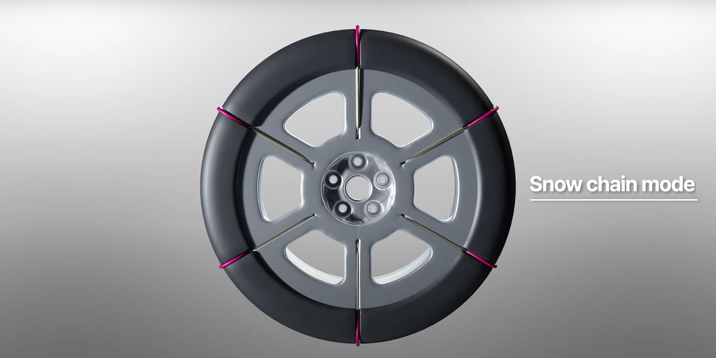 Hyundai and Kia unveil new tire with retractable 'snow chains'