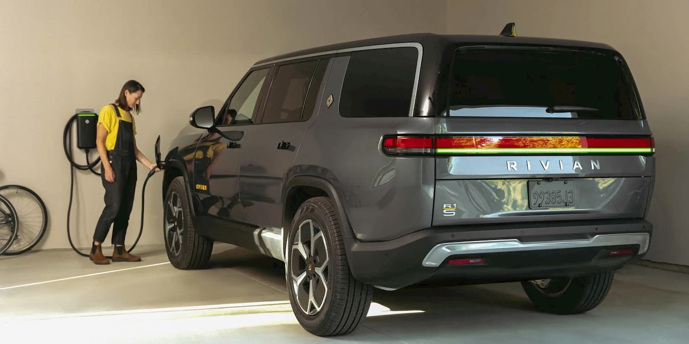 Is Rivian planning a Tesla Powerwall home energy system?