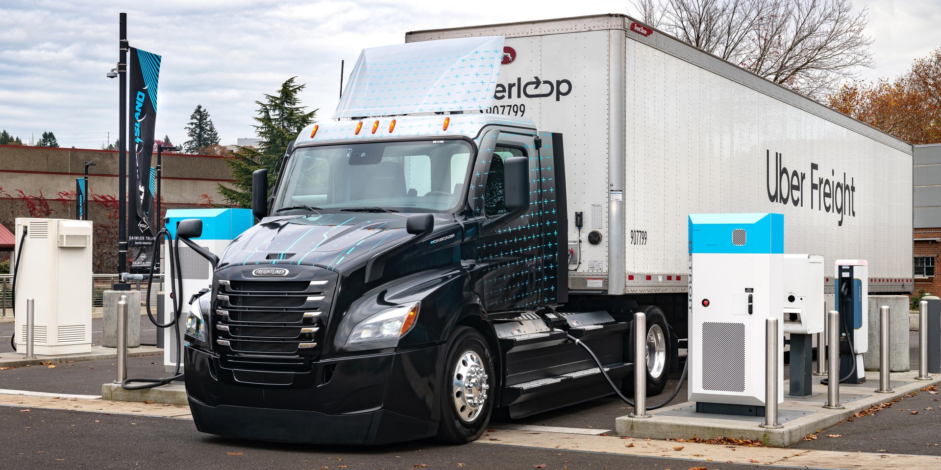 Uber Freight and Greenlane team up to electrify America's trucking routes