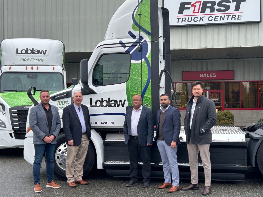 Grocery giant Loblaw more than doubles electric semi fleet