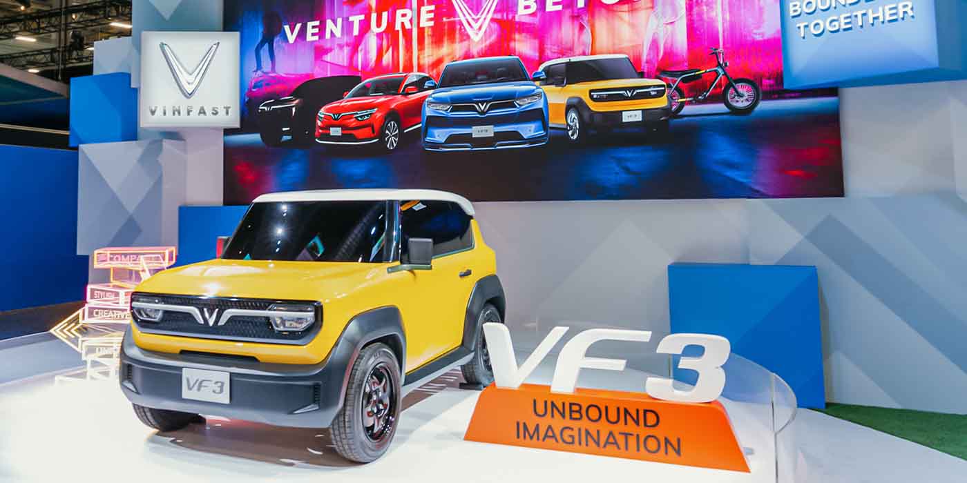 VinFast unleashes 'Wild' EV pickup concept, will sell VF 3 in US