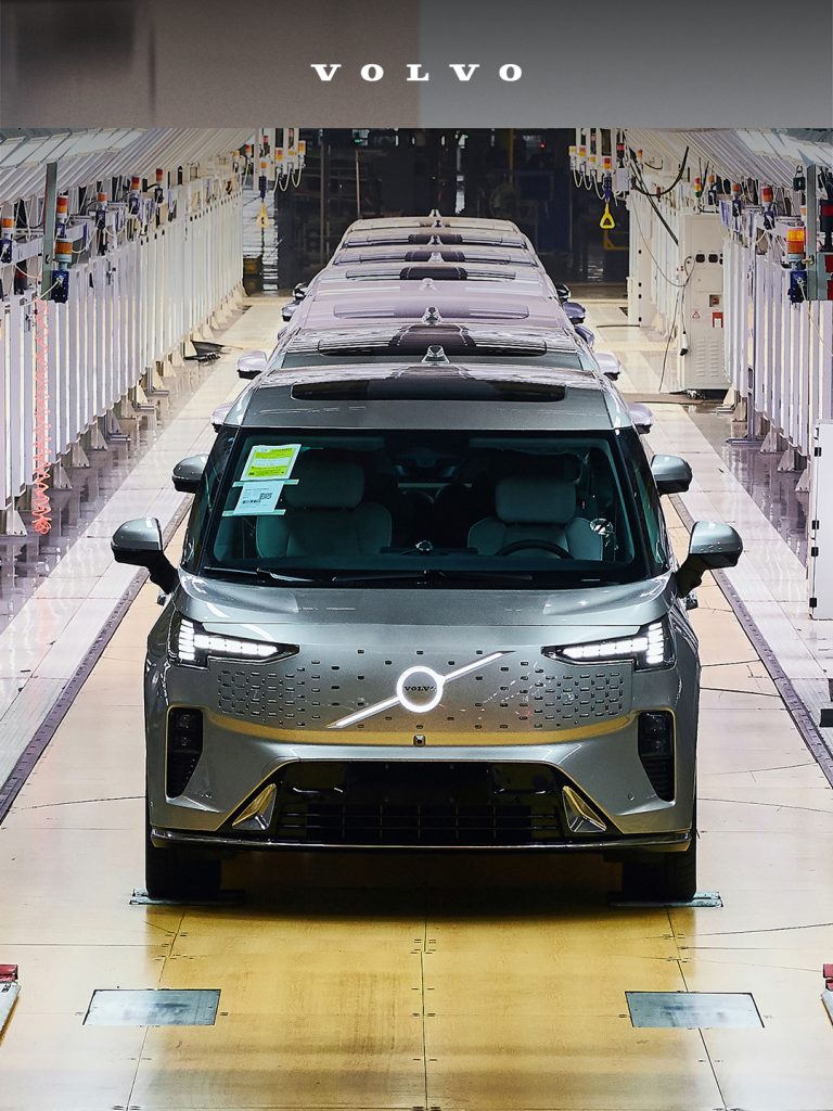 Volvo EM90 officially rolls out as the brand's first electric minivan