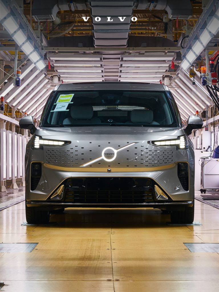 Volvo EM90 officially rolls out as the brand's first electric minivan