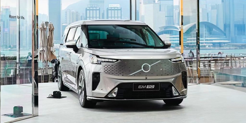 Volvo EM90 officially rolls out as the brand's first electric minivan