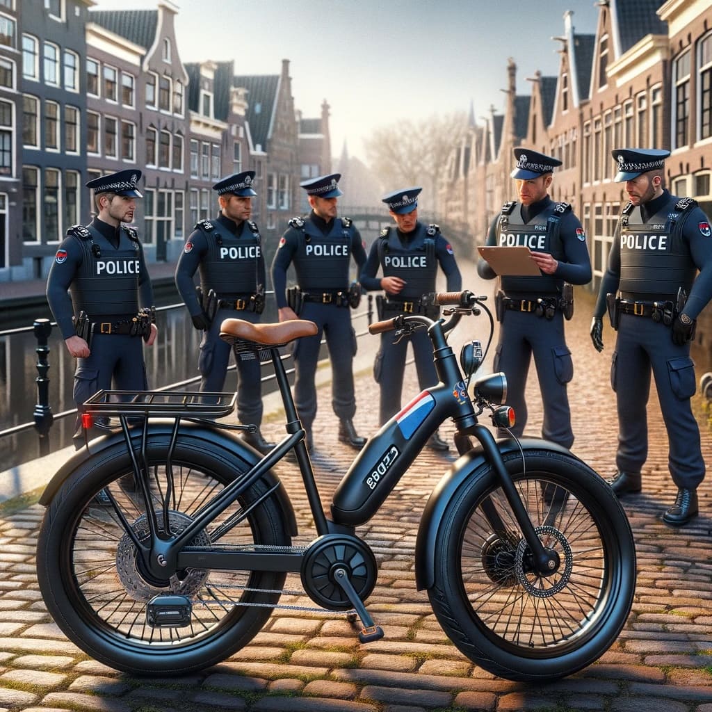 Dutch police have a new trick to measure and catch hot-rod e-bikes