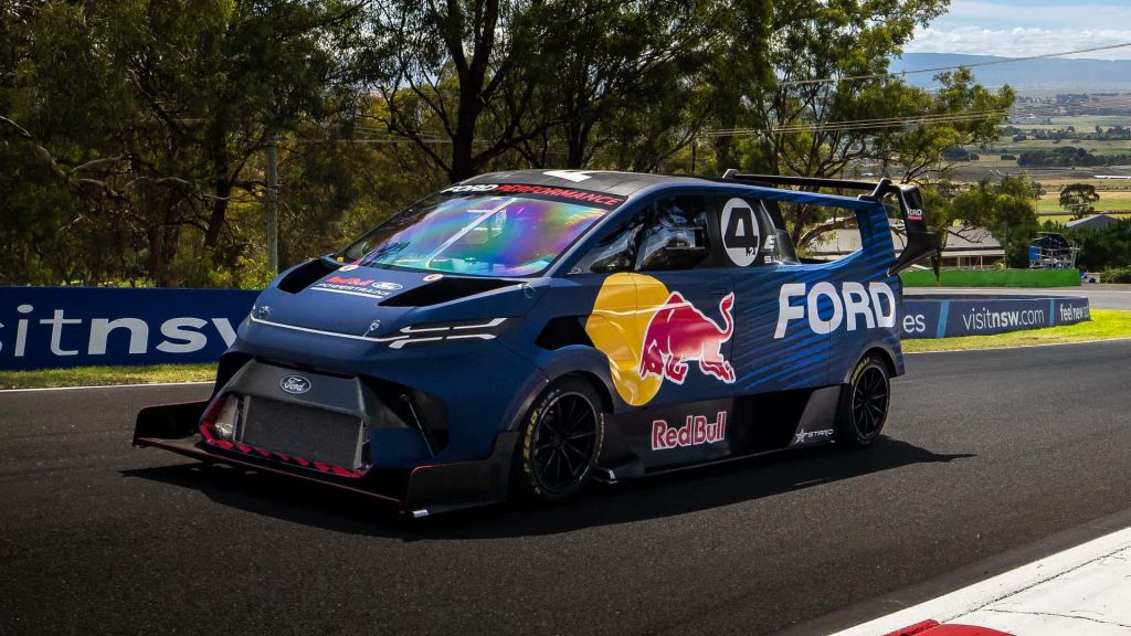 Watch this 1400 hp Ford electric van shatter Bathurst track records