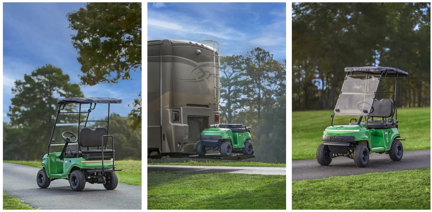 The Kandi Mini is the tiny, collapsible golf cart here to rule the 'hood
