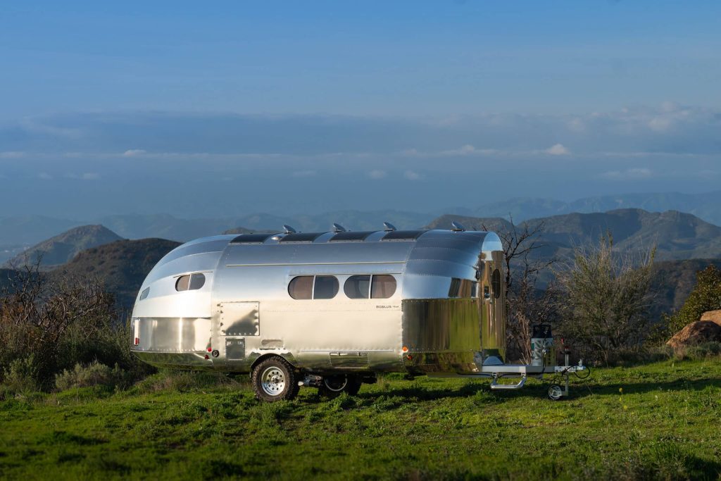 Bowlus Rivet luxury off-grid RV includes yacht-quality battery, solar