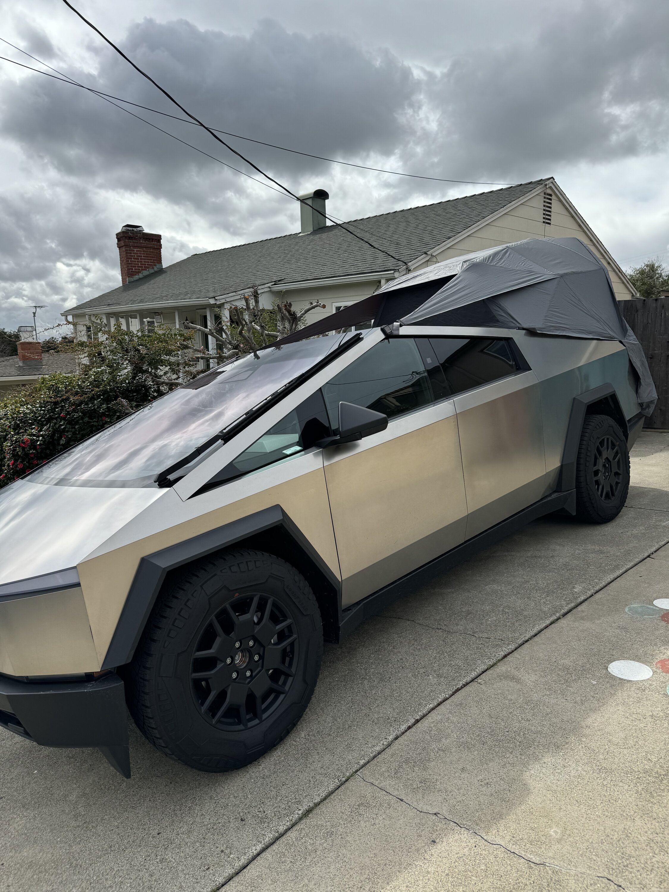 Tesla starts shipping $3,000 Cybertruck tent, looks nothing like what ...