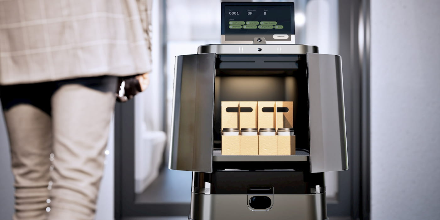 Hyundai's new DAL-e electric robot can deliver 16 cups of coffee