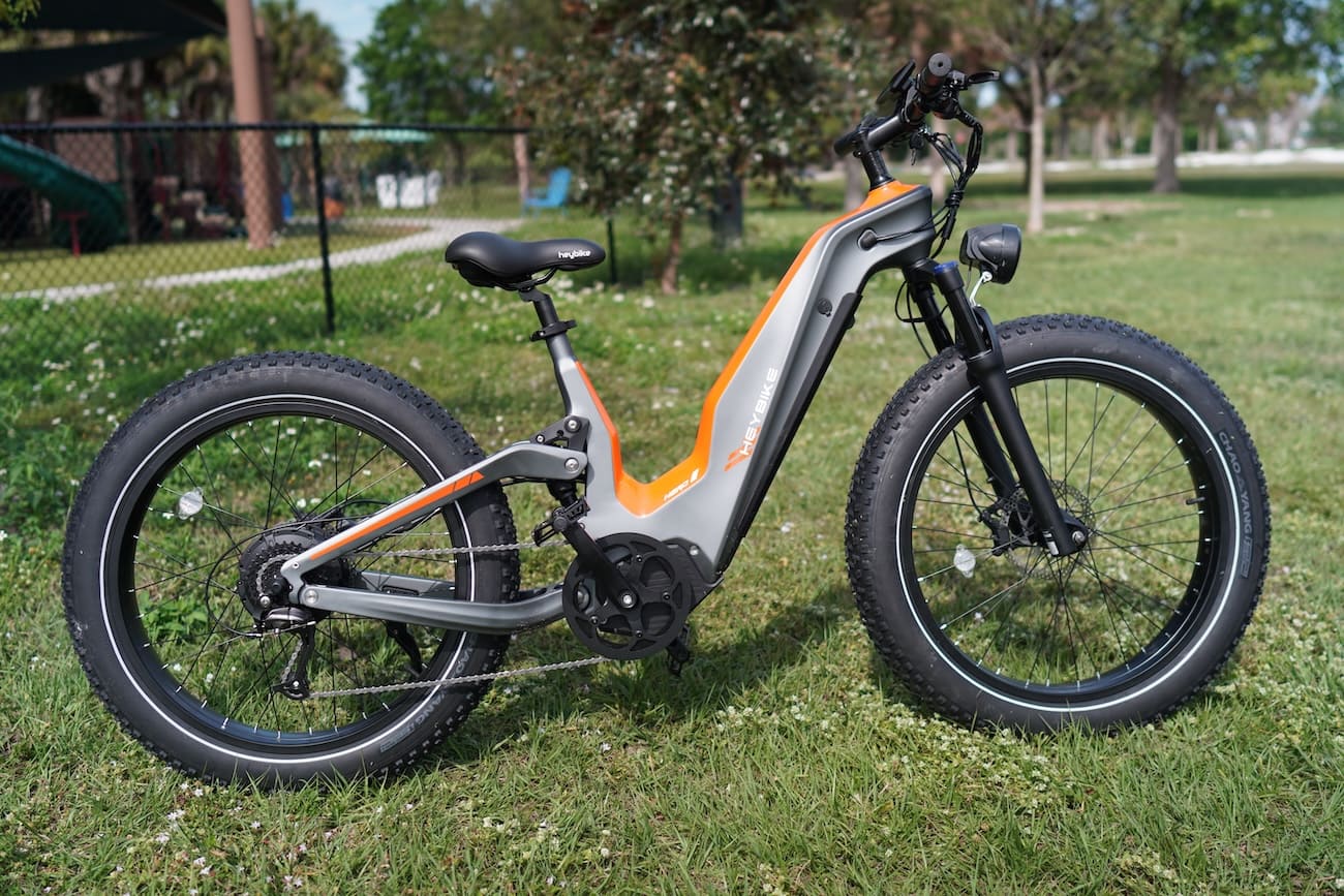 Heybike HERO review: Fat tire full-suspension carbon fiber e-bike!