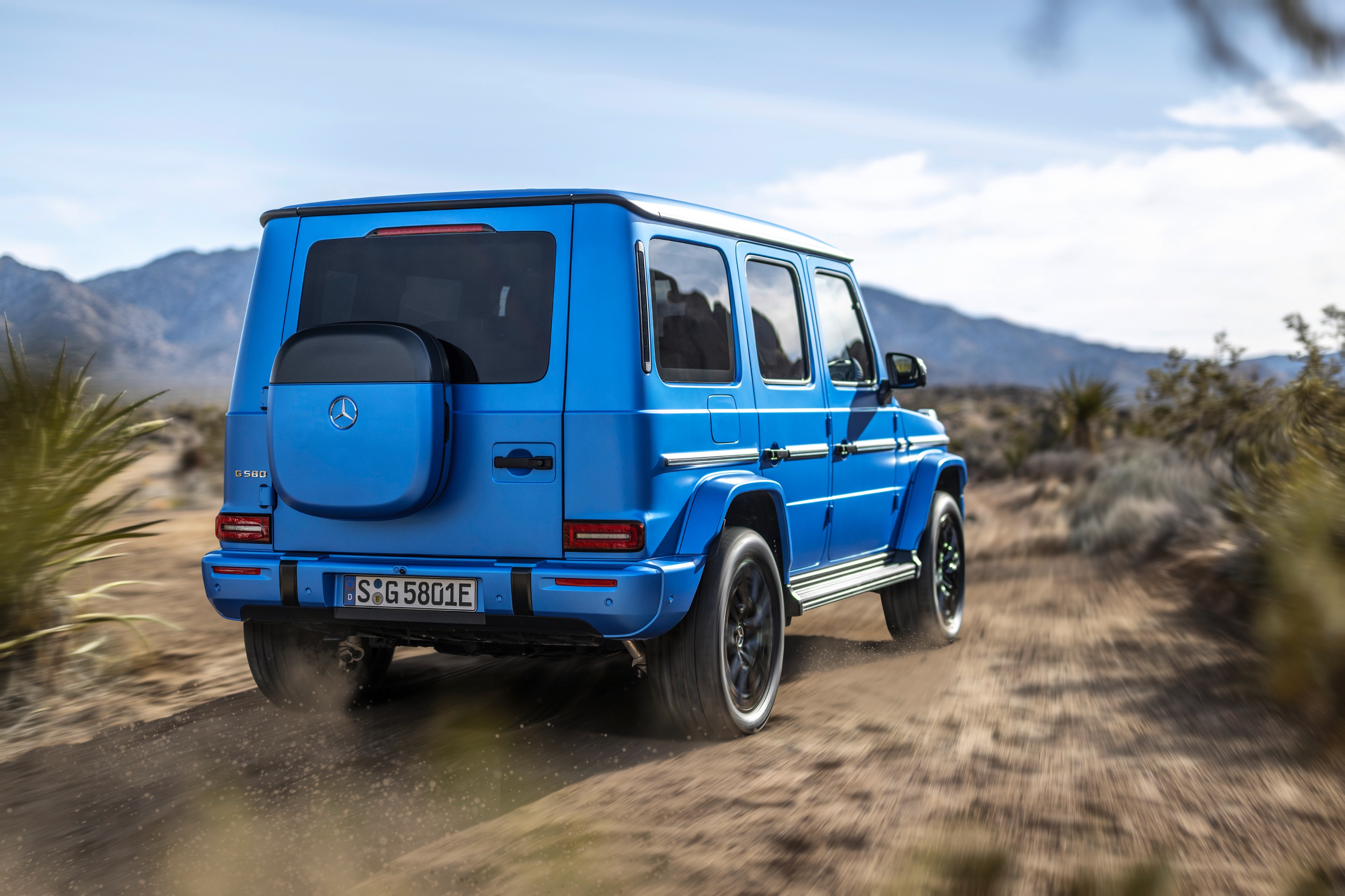 Mercedes unveils 2025 electric G-Class, with 4 motors and tank turns
