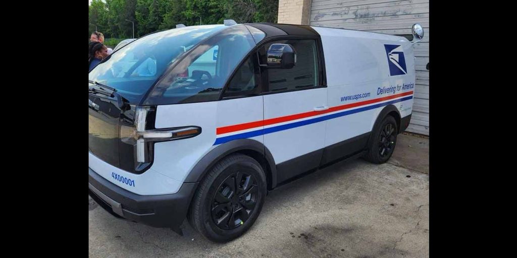 Usps Vrachtwagen Icoon The USPS Uses Their Own Logo As A Car Emblem.