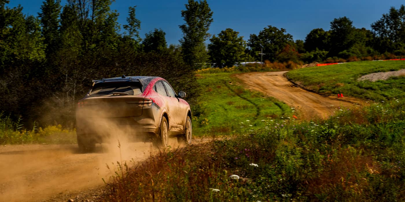 Ford set up a secret course to fine-tune the Mustang Mach-E Rally