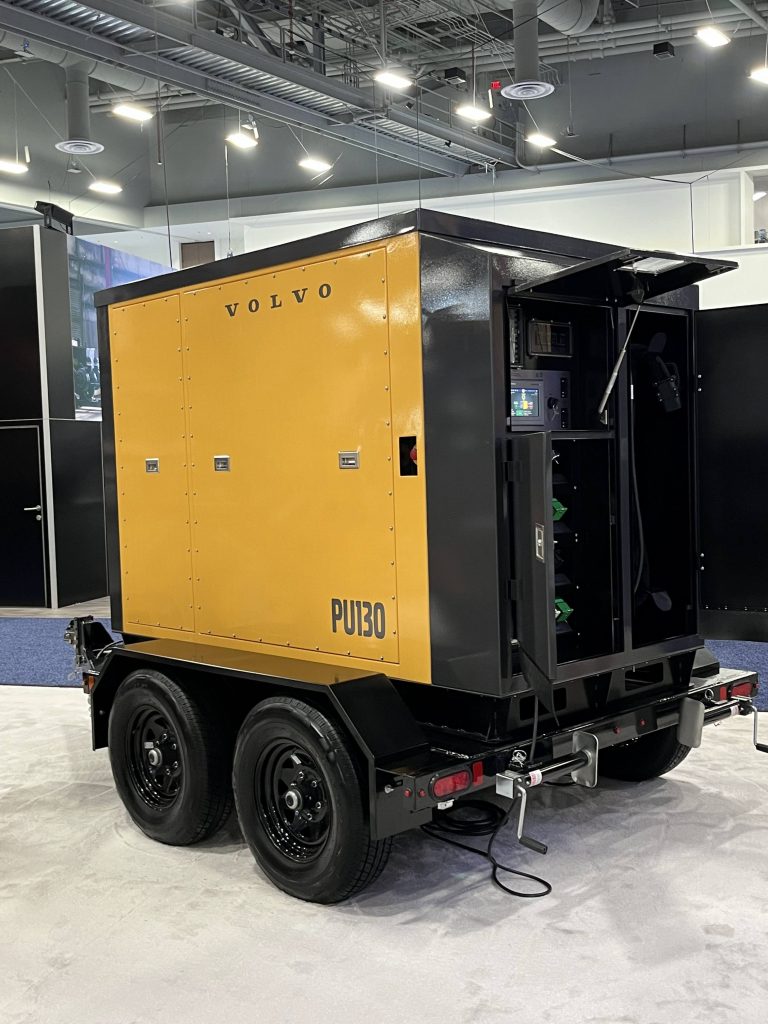 Volvo CE brings mobile charging to the construction job site