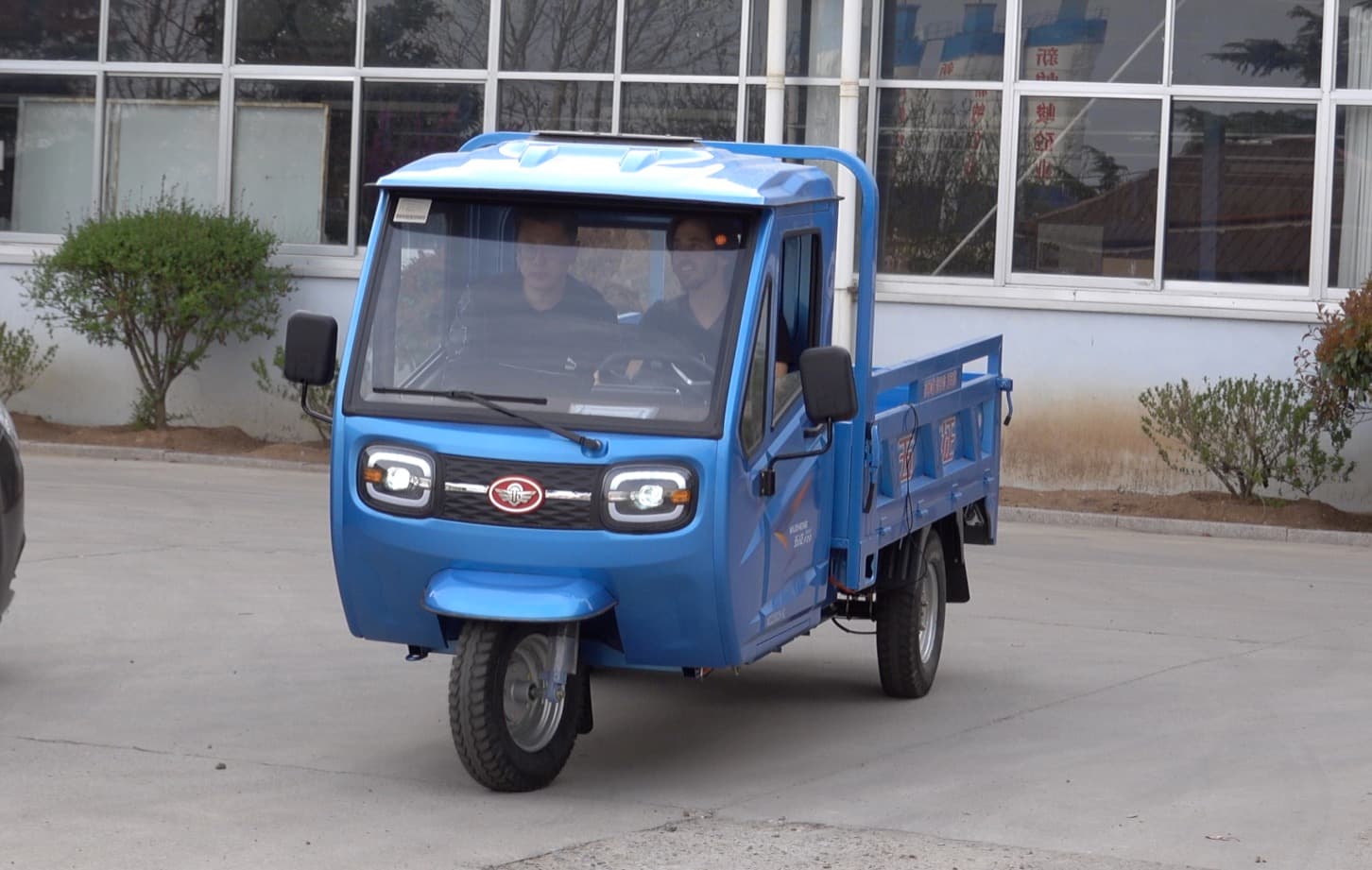 I went to China to test their three-wheeled electric farm trucks