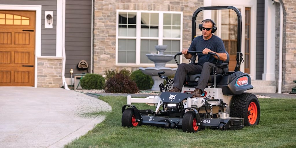 $39,199 Bobcat zero turn electric lawnmower is ready for summer