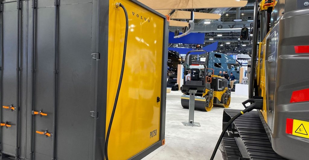 Volvo CE brings mobile charging to the construction job site